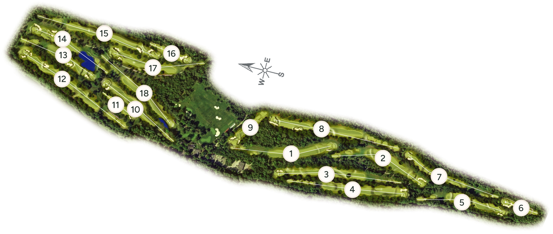 Le Parcours - Le Golf du Rhin