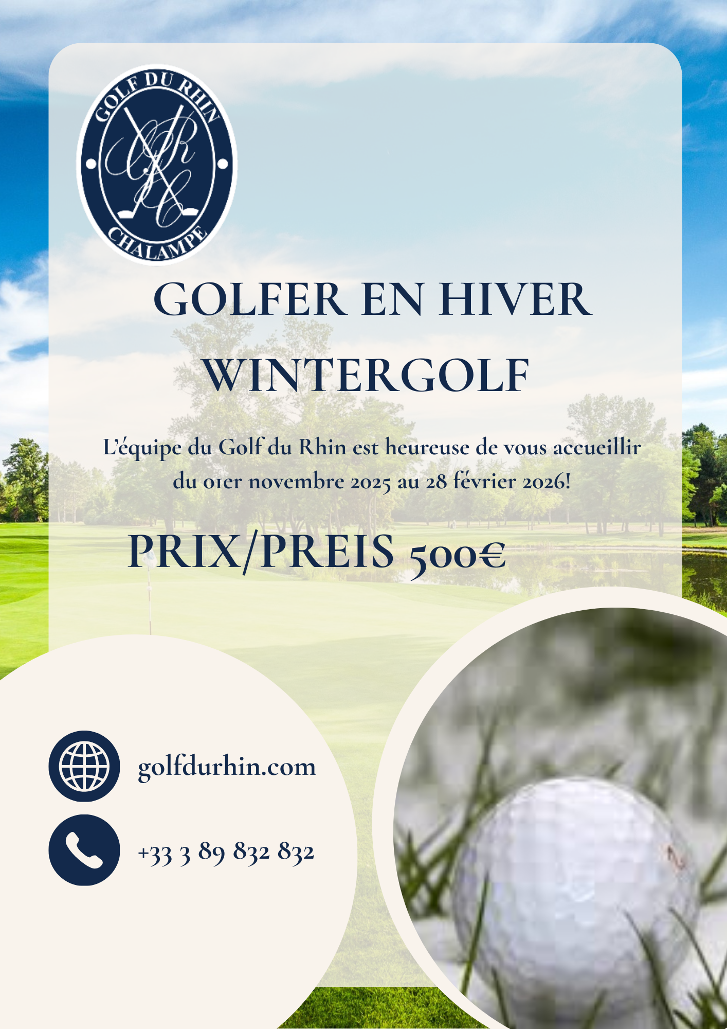 Accueil - Le Golf du Rhin